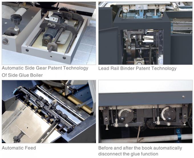 Automatic Book Binding Equipment , Feed Cover Spiral Coil Binding Machine
